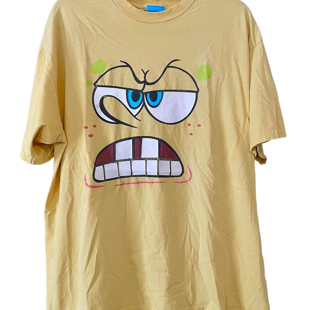 Vintage Y2k Spongebob Squarepants Big Face Kahrahtay … - Gem